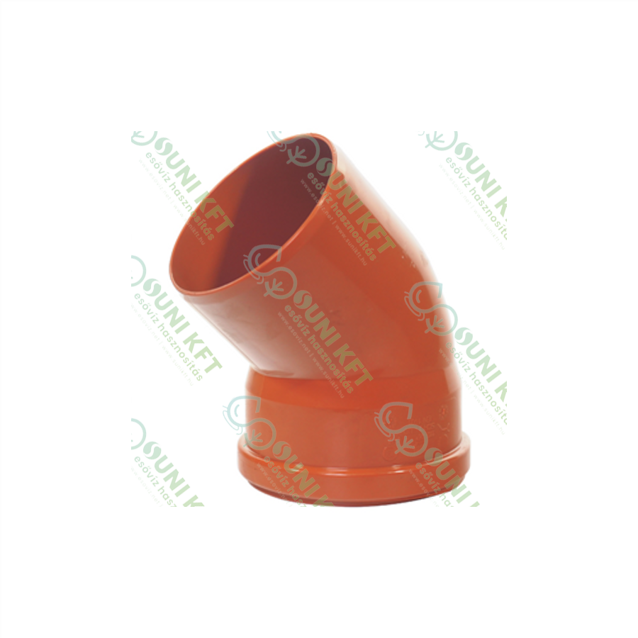 PVC csövek és idomok KG PVC Könyök KGB-110/45° 642 Ft